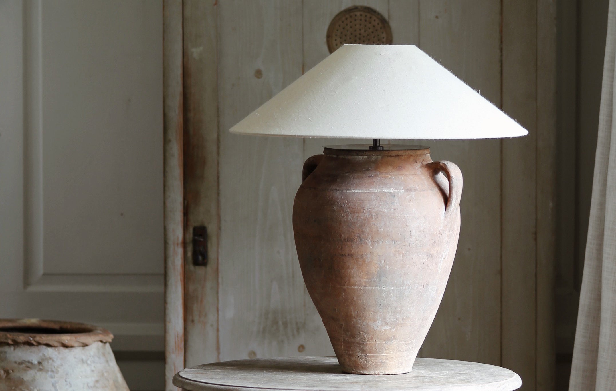 Antique Clay Pottery Table Lamps | Kiln