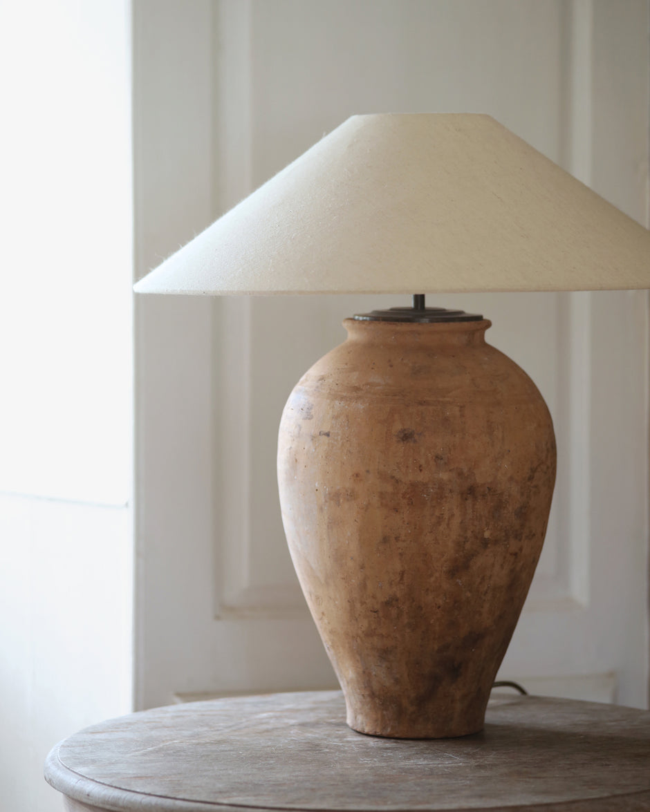 Antique Clay Pottery Table Lamps | Kiln