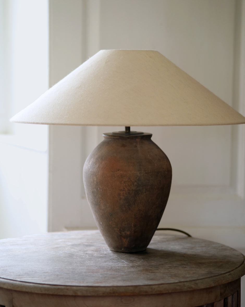 Antique Clay Pottery Table Lamps | Kiln