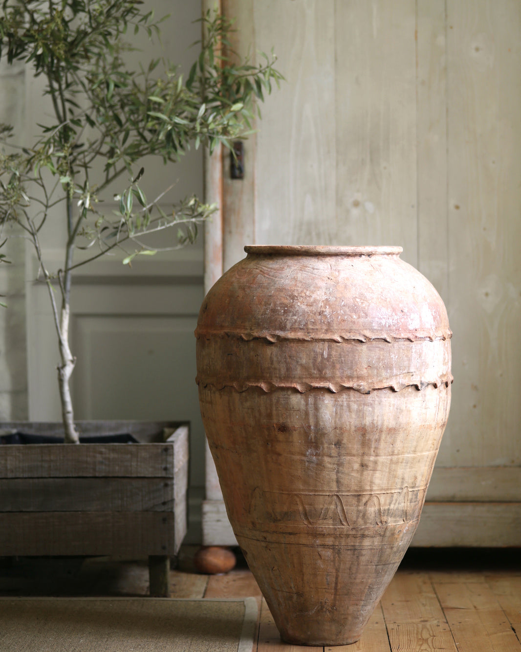 Large Antique Terracotta Olive Pots | Kiln